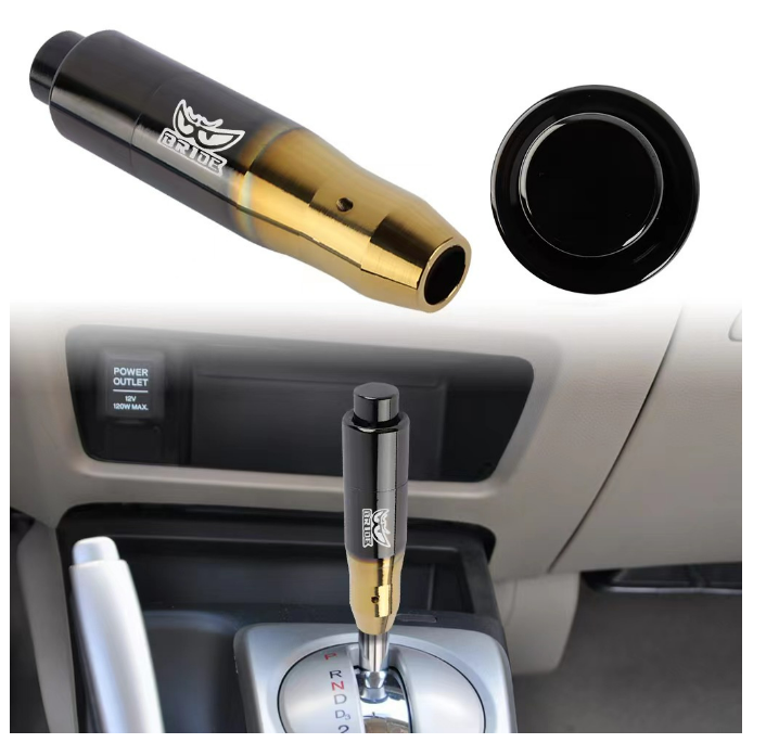 GOLD BLACK 15CM MOMO HKS BRIDE AUTO GEAR KNOB GEAR SHIFT ALLOY MYVI ...