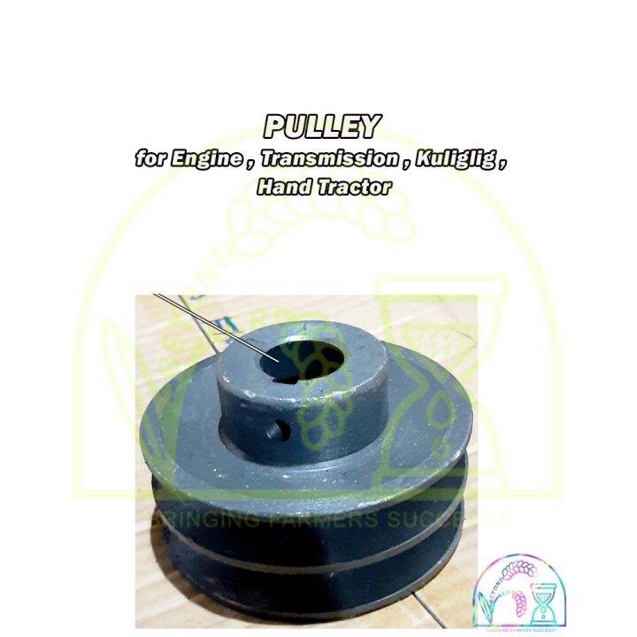 Pulley 3" , 3.5" , 4" , 4.5"- 2 Belt for Engine , Transmission ...