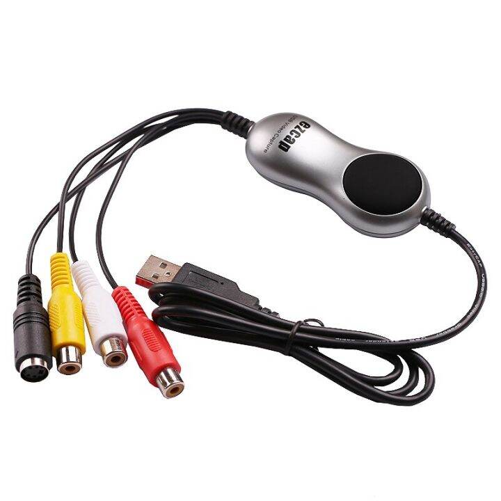 Ezcap170 USB 2.0 8MM VHA Video Tape Cassette Player AV S-video Camera ...