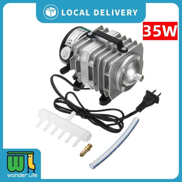 Oxygen Air Pump Aquarium Fish Pond Compressor Aerator Pump ...