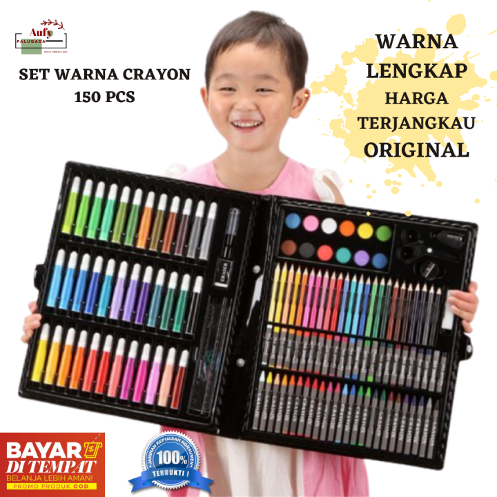 Bayar Ditempat Pensil Warna Lengkap 1 Set Murah Mewarnai Gambar Lukisan