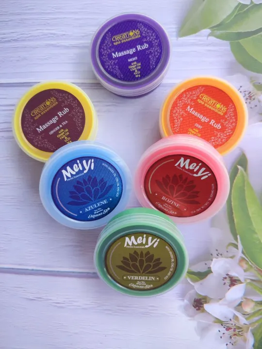Creations Spa Essentials Pain Relief Rub 50g (1 set/6pcs assorted ...