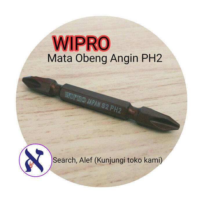 mata obeng angin ph2 wipro plus bor double head philips screw | Lazada ...