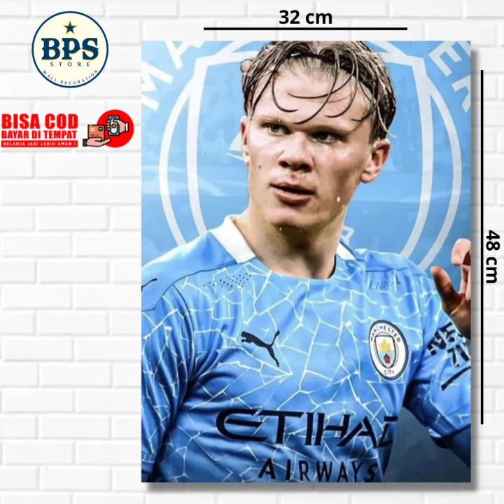 POSTER ERLING HAALAND - FOTO HAALAND - POSTER MANCHESTER CITY - POSTER ...