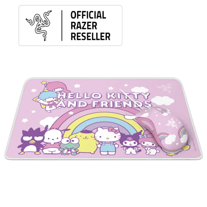Razer DeathAdder Essential & Goliathus Mouse Mat Bundle - Hello Kitty ...