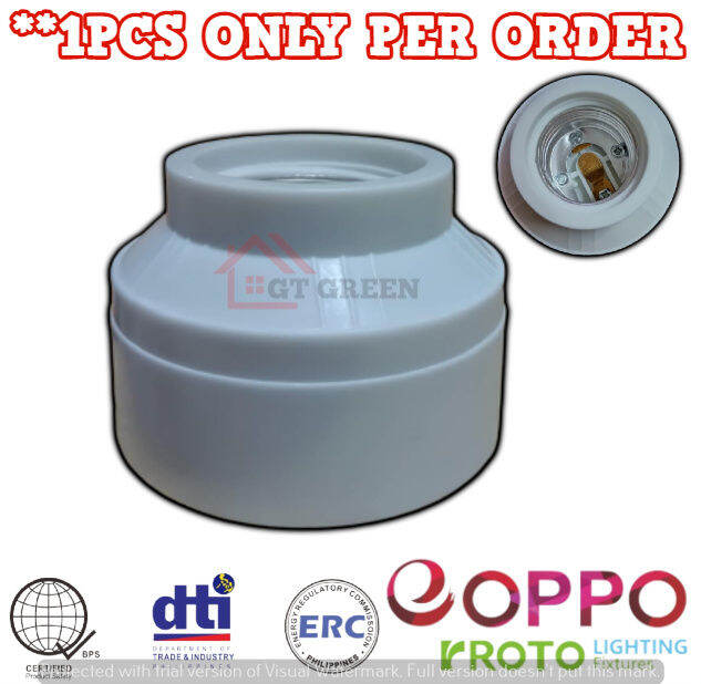 1PCS Ceiling Receptacle Light Bulb Socket (2x2) 2&1/4 E27 4A 250V ...