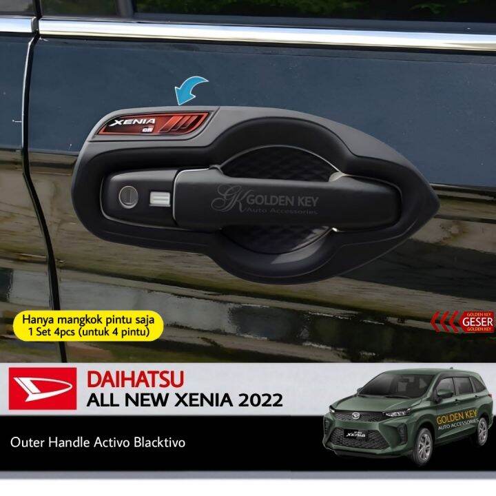 JSL Outer Handle All New Xenia 2022 Mangkok Pintu Activo Blacktivo | Lazada Indonesia