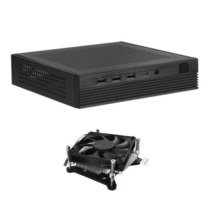 TX06 Desktop Mini ITX Case HTPC Chassis Mini Game Computer Chassis with ...