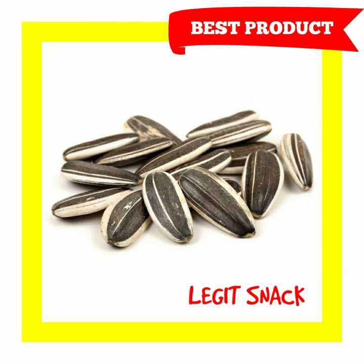 1Kg Snack Kuaci Matahari Manis / Cemilan Kwaci Hitam Biji Matahari ...