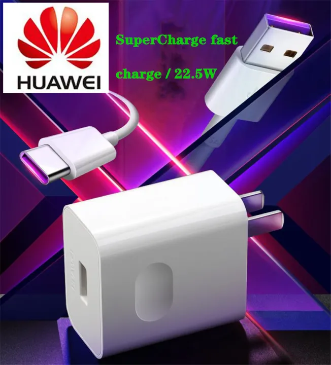 Original HUAWEI 22.5W Type C Fast Charger 5V/2A for Smart Phone with ...