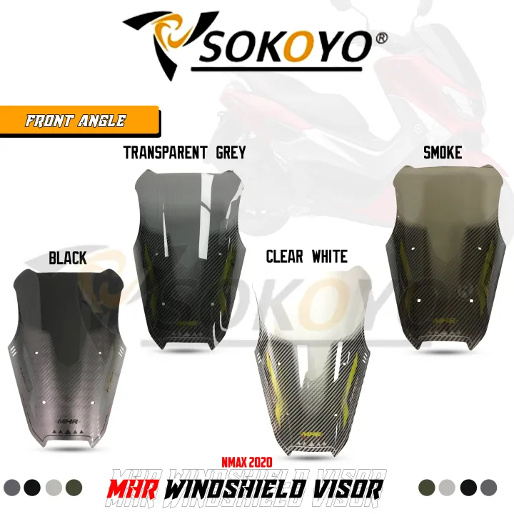 1pc Yamaha Nmax V2 Long Visor Long Windshield 2020 2021 Motorcycle ...