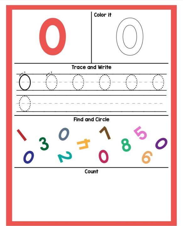 NUMBER 0-20 PRACTICE WRITING | Lazada PH