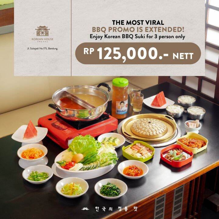 Paket Korean BBQ Set Menu 3 Pax | Lazada Indonesia