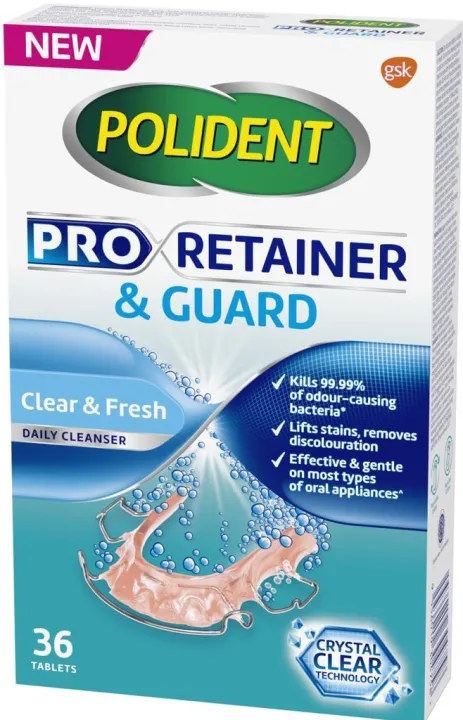 **NEW** Polident ProRetainer & Guard Daily Cleanser 36's RETAINERS ...