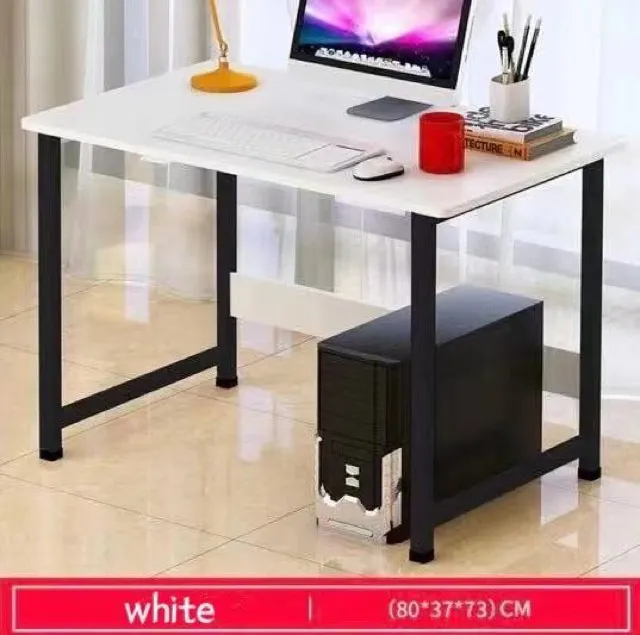 S9 80x37x73cm, Computer Workstation Desk, Wooden Home Office Style ...
