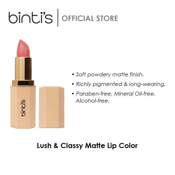 Binti’s Lush & Classy Matte Lip Colour 4g Binti | Lazada