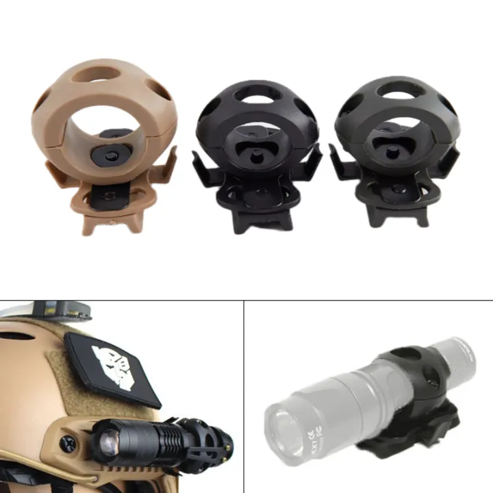 Helmet Special Lighting Flashlight Clamp Outdoor Sport Headlight Holder ...