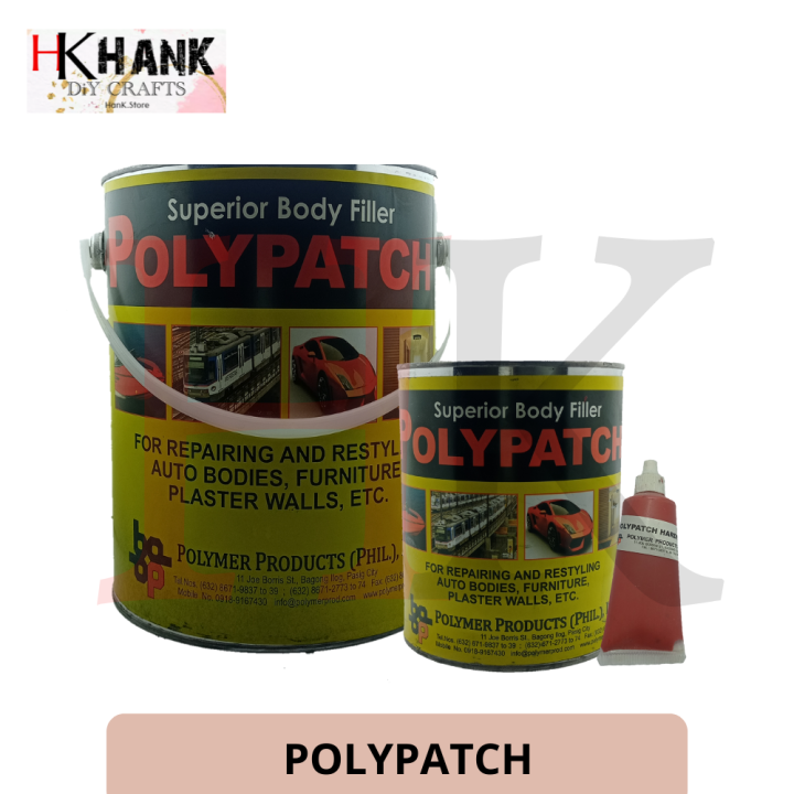 Polypatch Body filler ( masilya ) with hardener | Lazada PH