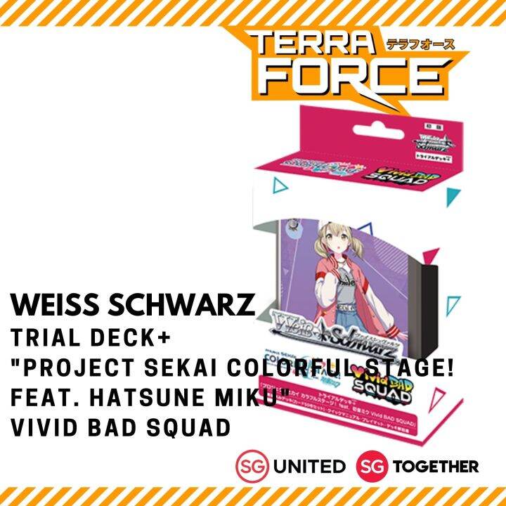 Weiss Schwarz Trial Deck+ "Project SEKAI Colorful Stage! feat. Hatsune Miku" Vivid BAD SQUAD ...