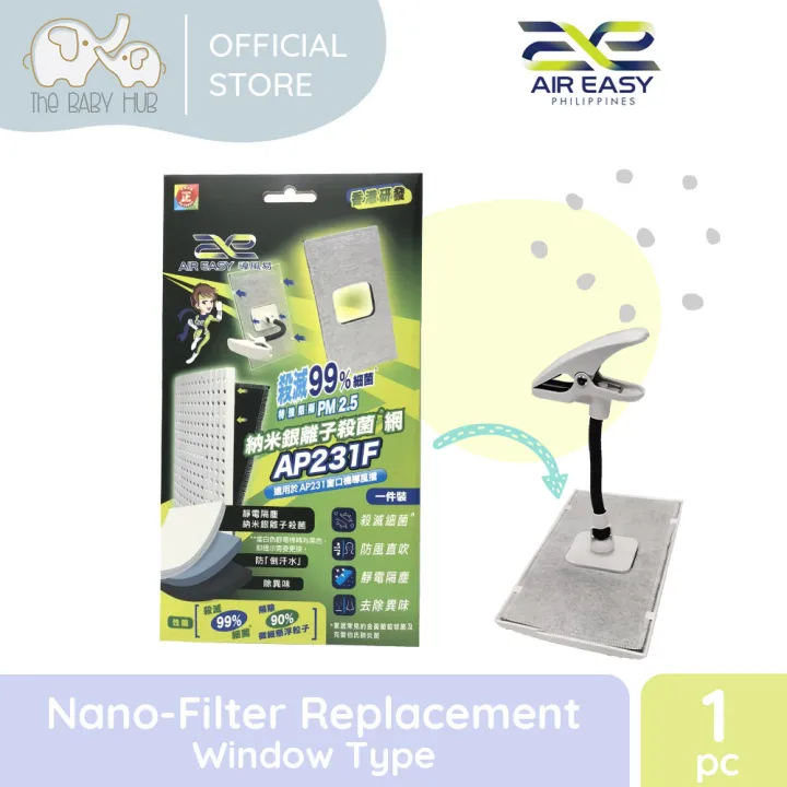 Air Easy Window Type Deflector Nano-Filter Replacement | Lazada PH