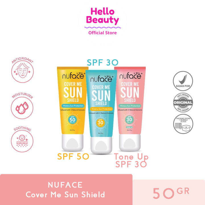Nuface Cover Me Sun Shield (Sunscreen) | Lazada Indonesia