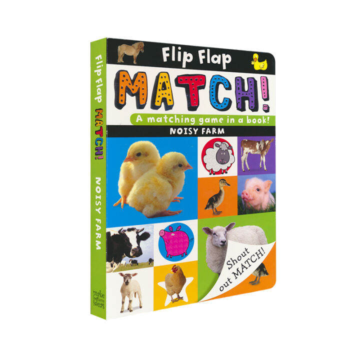 Flip flap match noisy farm kindergarten English Enlightenment farm ...