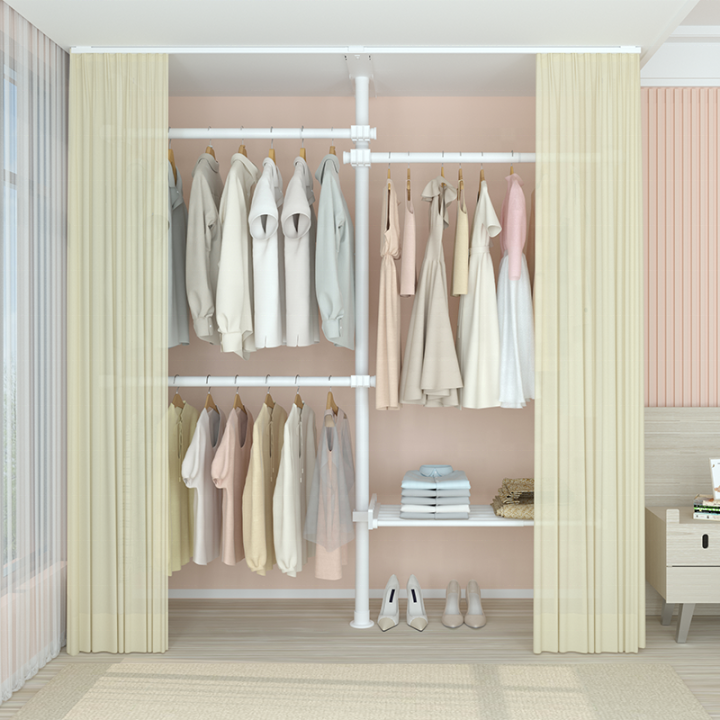 High quality clothes rack wardrobes with dressing table closet ...