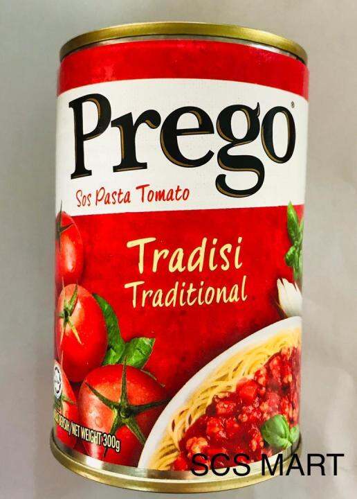 Prego Traditional Pasta Sauce 300g Prego Sos Pasta Tomato | Lazada