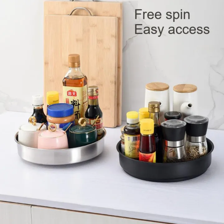 Storage Racks Stainless Steel Tray Condiment Kitchen Storage Trays 360 ...