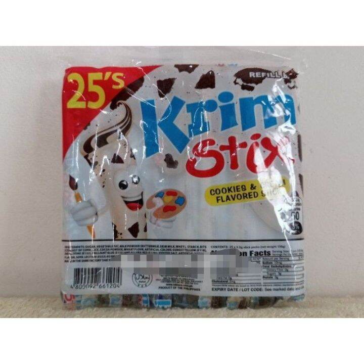 Krim Stix Choco/Peanut Butter cream/ Milk stick/Cookies & Cream | Lazada PH