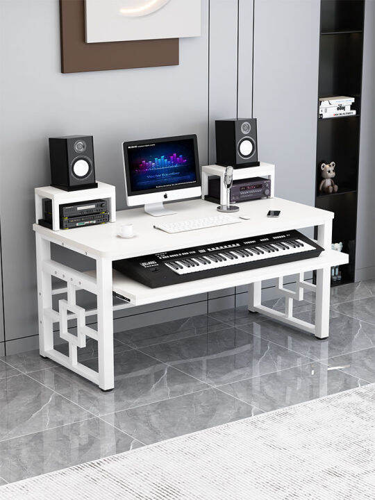 Electronic Piano Table Music Studio Workstation Composer Desk with ...