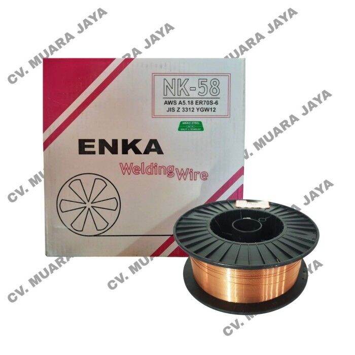Kawat Las Co2 MIG Besi 0.8mm/15kg ER70S ENKA NK-58 | Lazada Indonesia