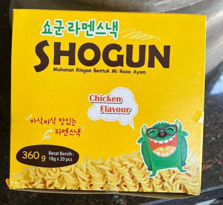Mie Shogun Korea Snack Mie Kremes 1box isi 20pack | Lazada Indonesia