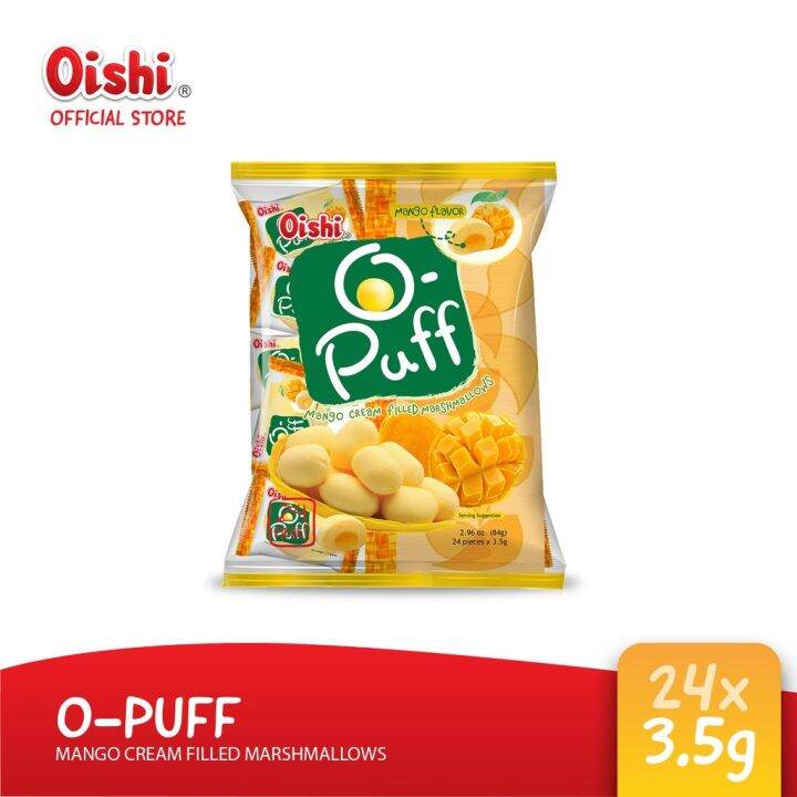 O-Puff Marshmallows Mango 24 x 3.5g | Lazada PH