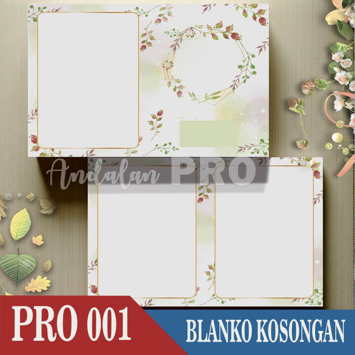 (100 PCS) Pro 001, Blanko Kosong - Blanko Undangan Kosongan Harga ...