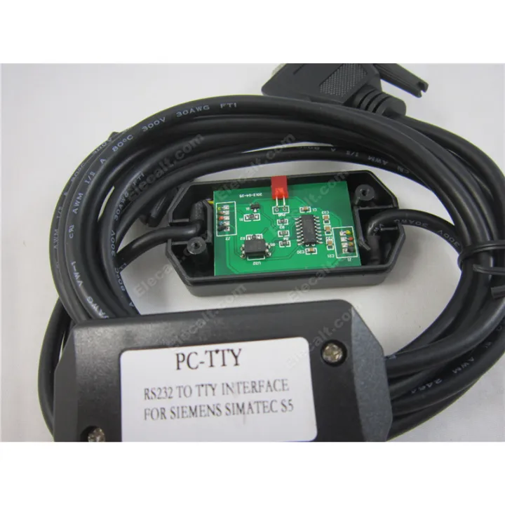 Elecalt RS232 PC-TTY PC to TTY Adapter Programming Cable for SIMATIC S5 ...