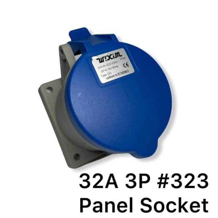 32A 3P Industrial Panel Socket 2P+E | Lazada PH