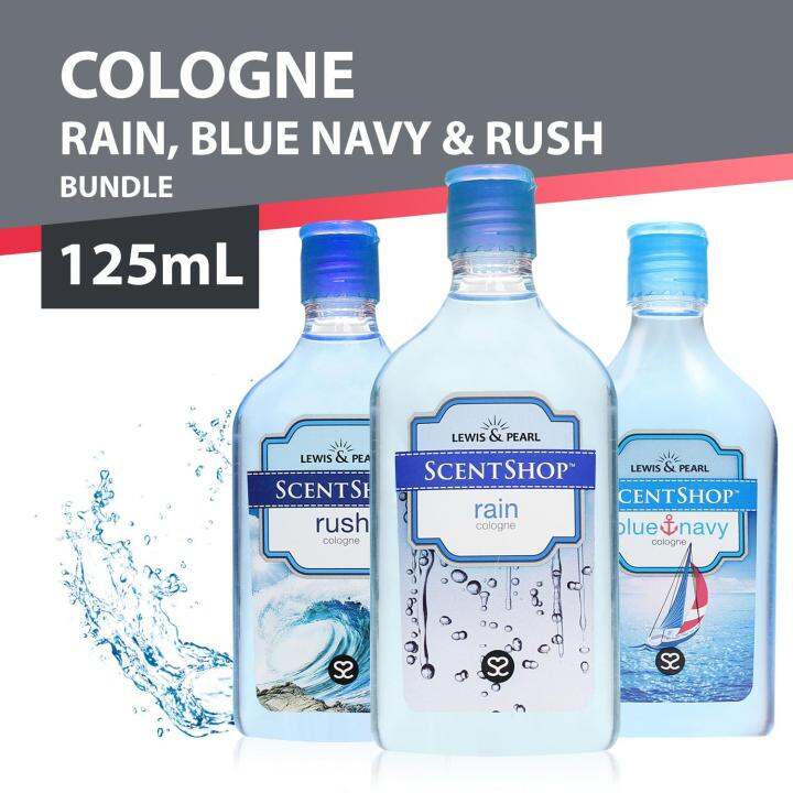 Lewis & Pearl ScentShop Cologne Rain, Blue Navy & Rush (125ml) | Lazada PH