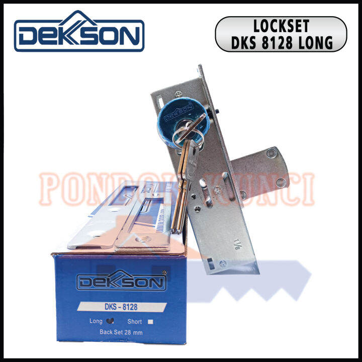 Kunci Pintu Aluminium Swing Dekson 8128 Lidah Panjang Aluminium Lock KC 8128 Long | Lazada Indonesia