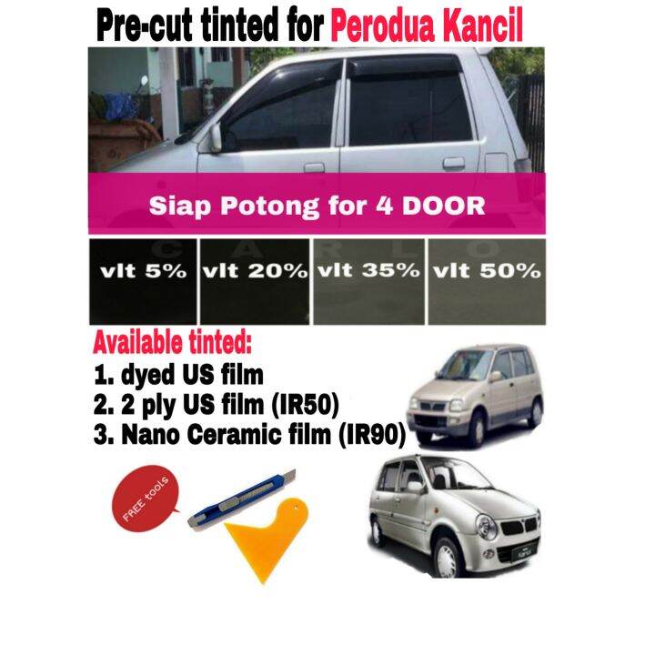 Tinted SIAP POTONG 4 Door for Perodua Kancil | Lazada