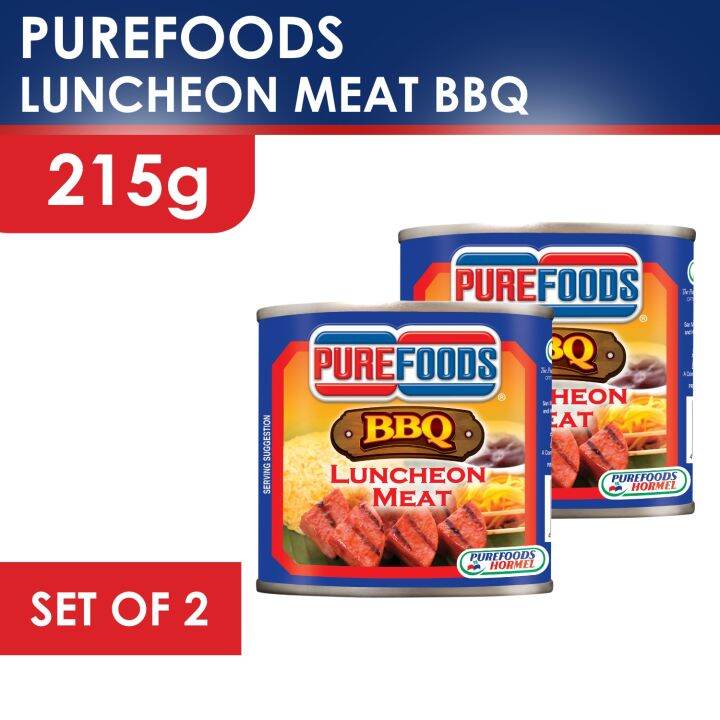 Purefoods Luncheon Meat BBQ (215g) Set of 2 | Lazada PH