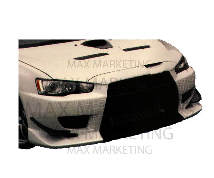 B1539 MITSUBISHI LANCER FRONT BUMBER FIBERGLASS SKIRT LIP BODYKIT ...