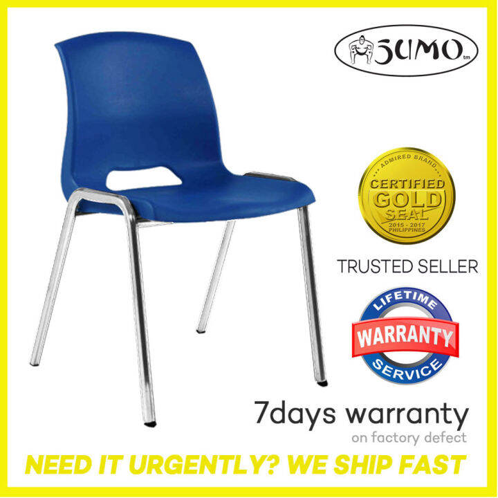 Sumo SC-888BLU Deluxe Plastic Stacking Chair (Blue) | Lazada PH