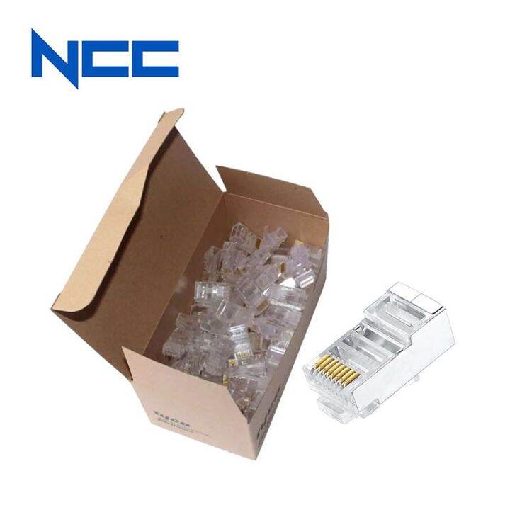 RJ45 CAT5 RJ-45 Modular Plug Internet Cable LAN Network Connector 8pin ...