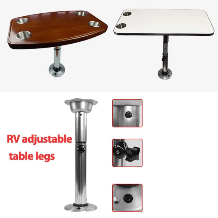 RV Aluminum Alloy Telescopic Movable Rotatable Adjustable Table Leg ...