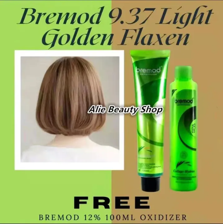 Bremod 9.37 + Bremod 12% 100ml Oxidizer FREE - Light Golden Flaxen ...