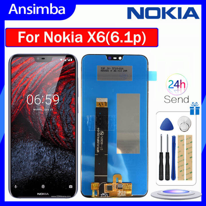 Ansimba Original LCD For Nokia X6 (6.1 plus) LCD with Frame Display ... Ansimba Original LCD For Nokia X6 (6.1 plus) LCD with Frame Display ...