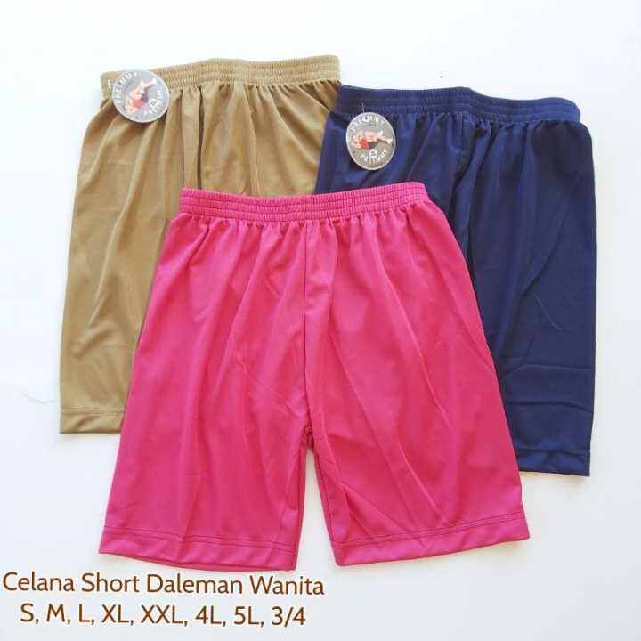 Short Celana Pendek Wanita S M L XL 3L 4L 5L 6L / Celana Sot Dewasa Remaja / Daleman Kolor ...