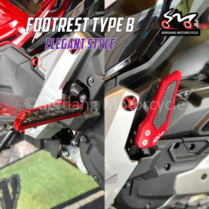 Honda ADV 150 Rear Footrest Footpeg Foot Pegs Tapak Kaki SEMSPEED | Lazada