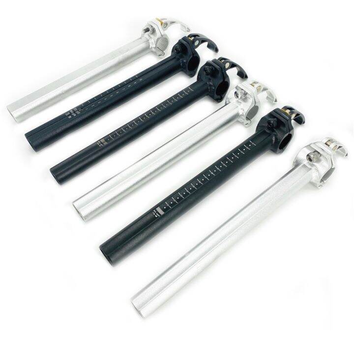 【Advanced】 Folding Bike Double Section Stem Extension Rod Telescopic ...